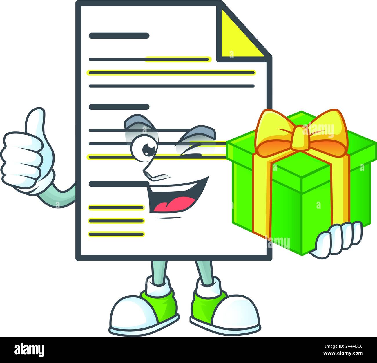 Giving paperwork Stock Vector Images - Alamy
