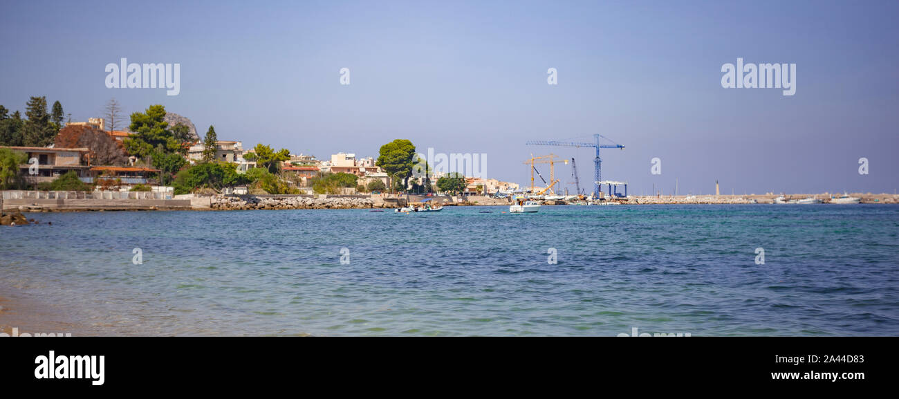 Porticello's Port on Sicily Stock Photo - Alamy