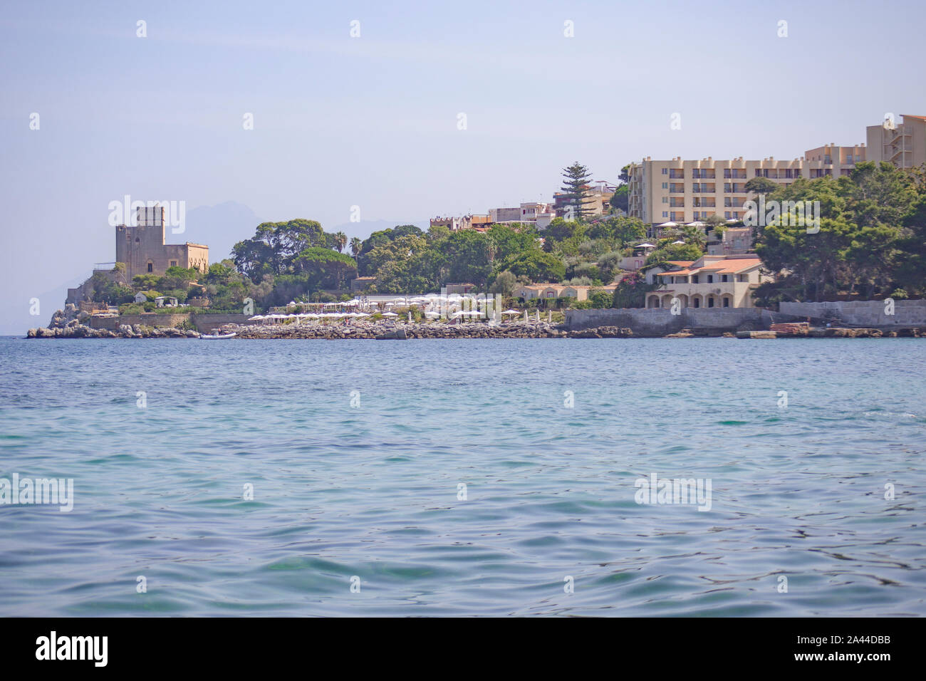 Solanto Caste panorama 3 Stock Photo - Alamy