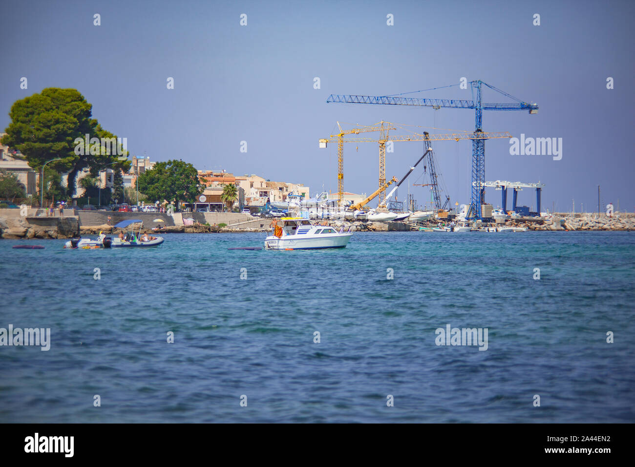 Porticello's Port 2 in Sicily Stock Photo - Alamy