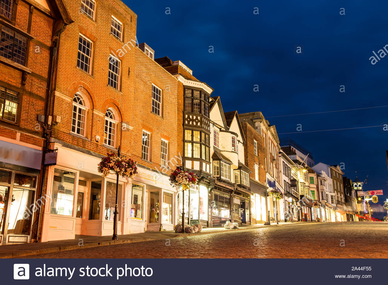 Guildford High Street Surrey England Stock Photos & Guildford High ...