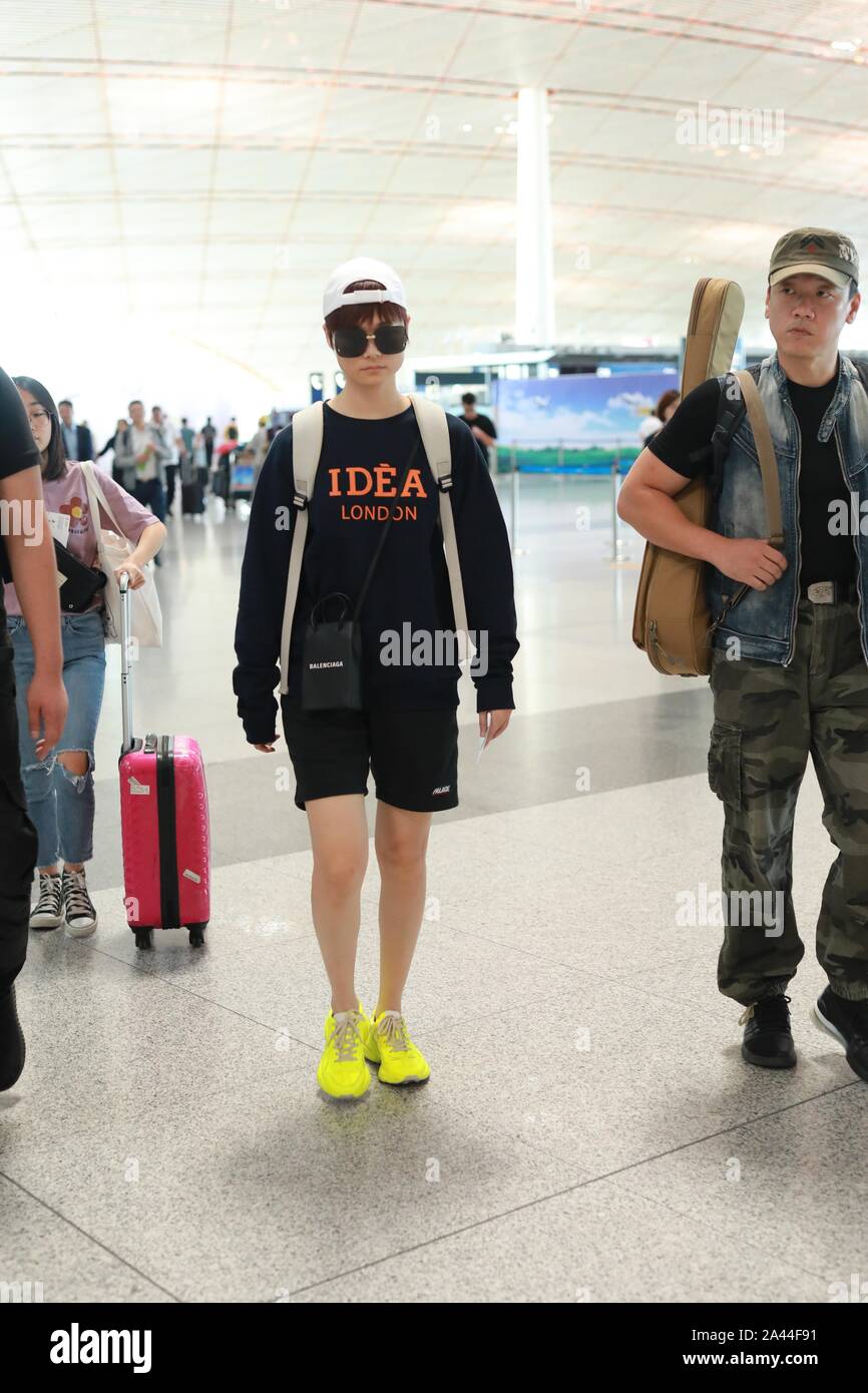 Chinese singer and actress Chris Lee or Li Yuchun arrives at the ...