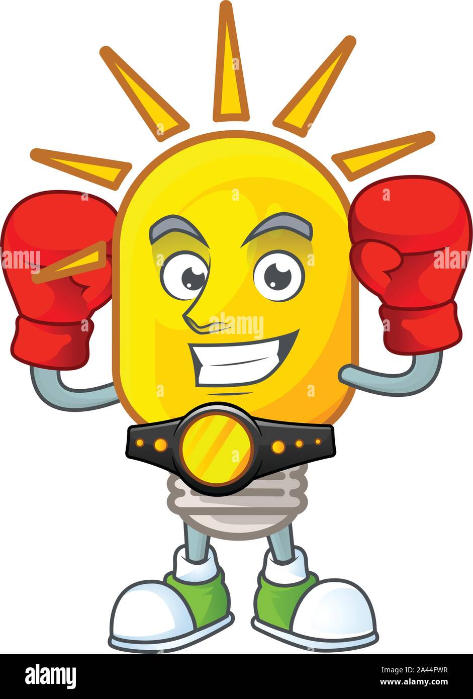 Light boxing sparring Stock Vector Images - Alamy