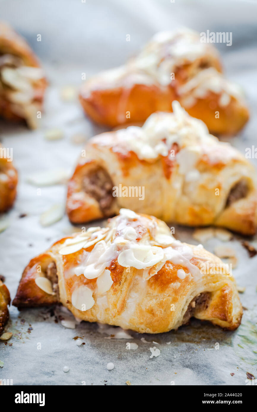 Crossaint for breakfast Stock Photo - Alamy