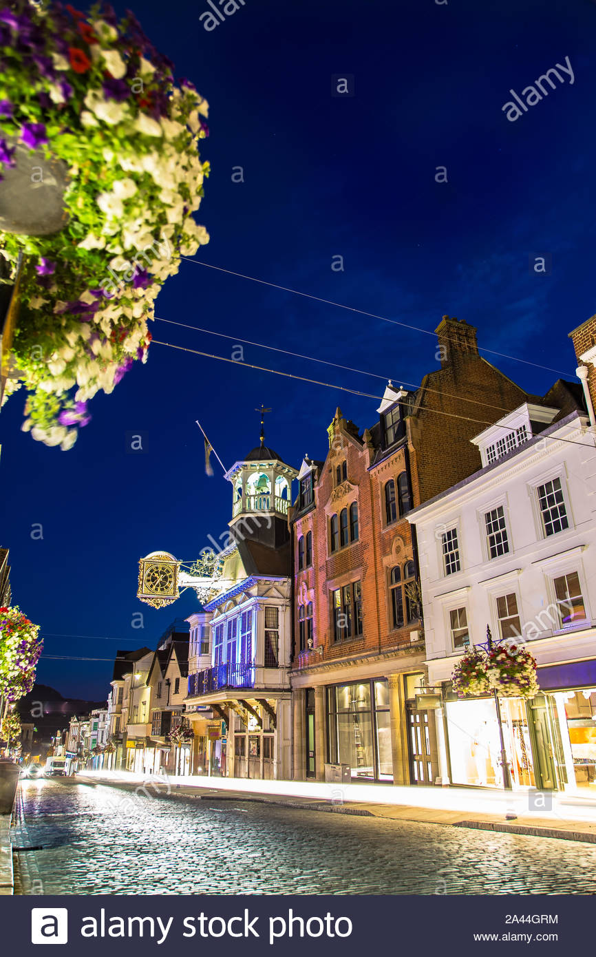 Guildford High Street Surrey England Stock Photos & Guildford High ...