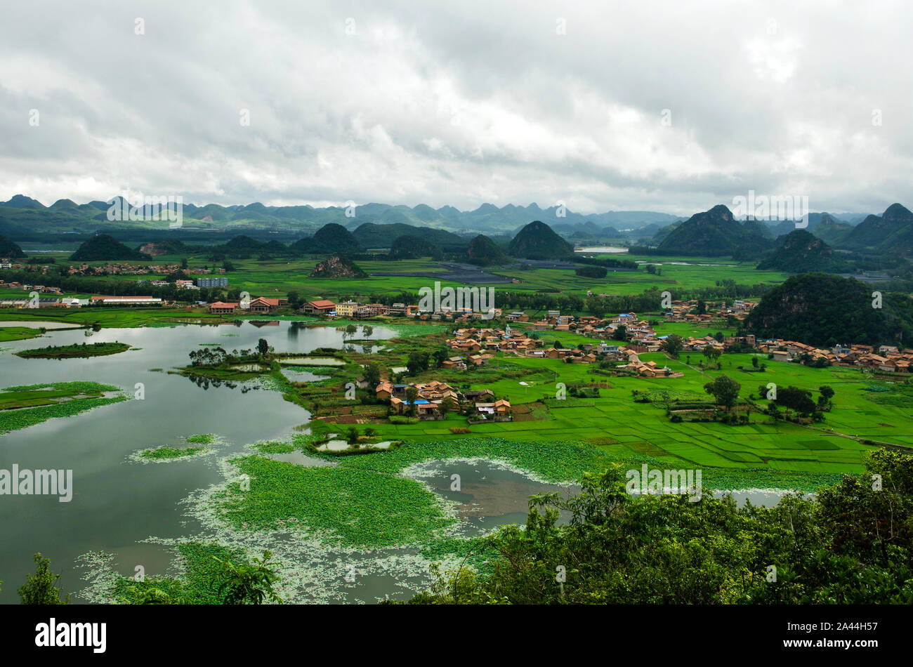 Landscape of Puzhehei, also known as Oengz Liuhdoz Lueg Canghngw in ...