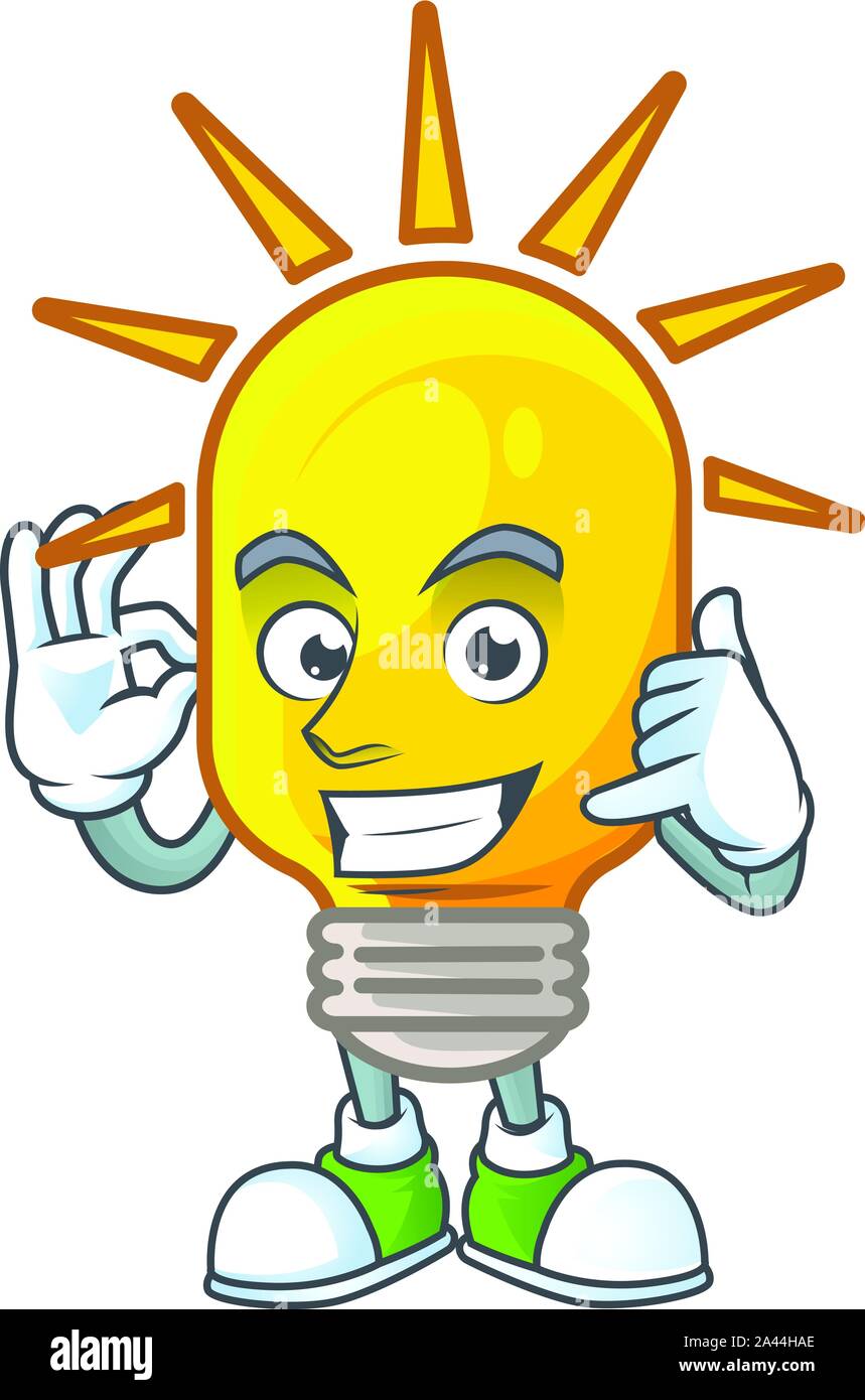 Call me lamp icon cartoon on white background Stock Vector Image & Art ...