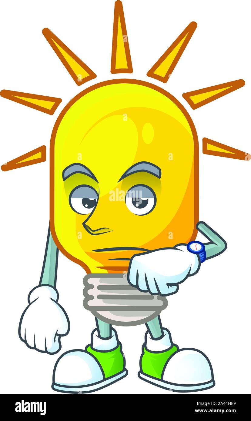 Waiting lamp icon cartoon on white background Stock Vector Image & Art ...