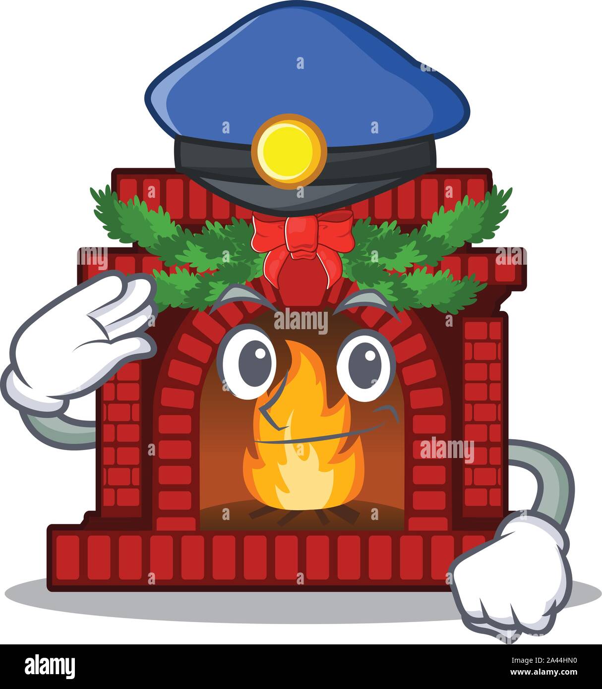 Fire guard and christmas Stock Vector Images - Alamy