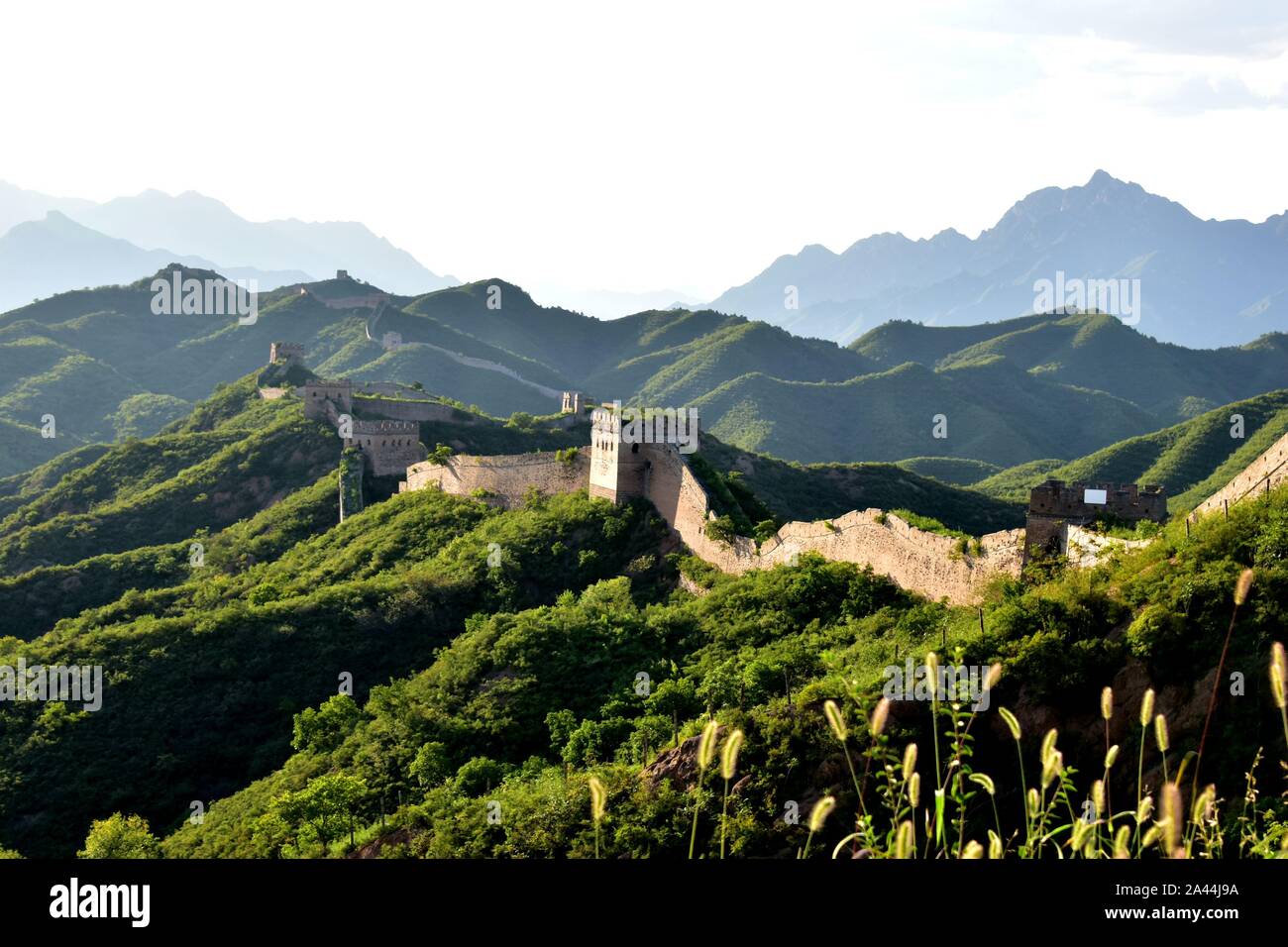 Landscape of the Jinshanling Great Wall in Luanping county, Chengde ...