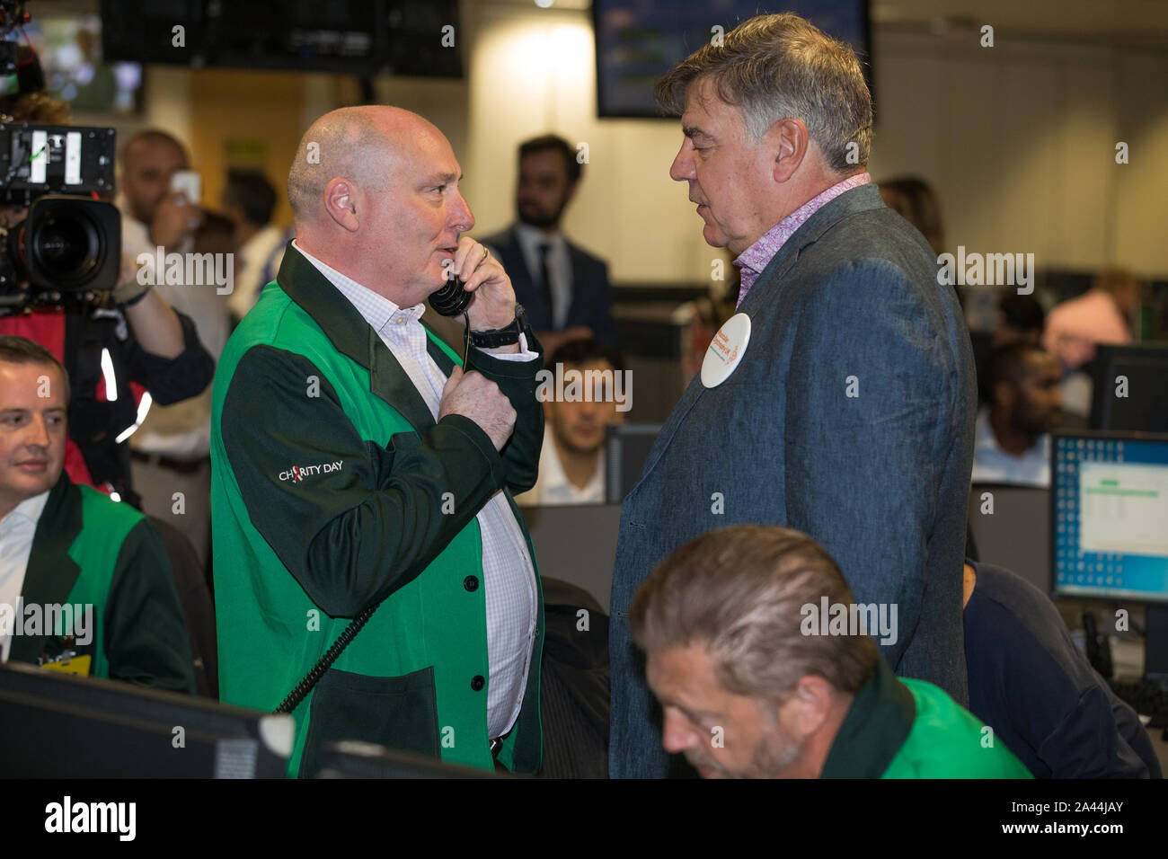 Celebs attend the BGC Charity Day in Canary Wharf Featuring: Sam ...