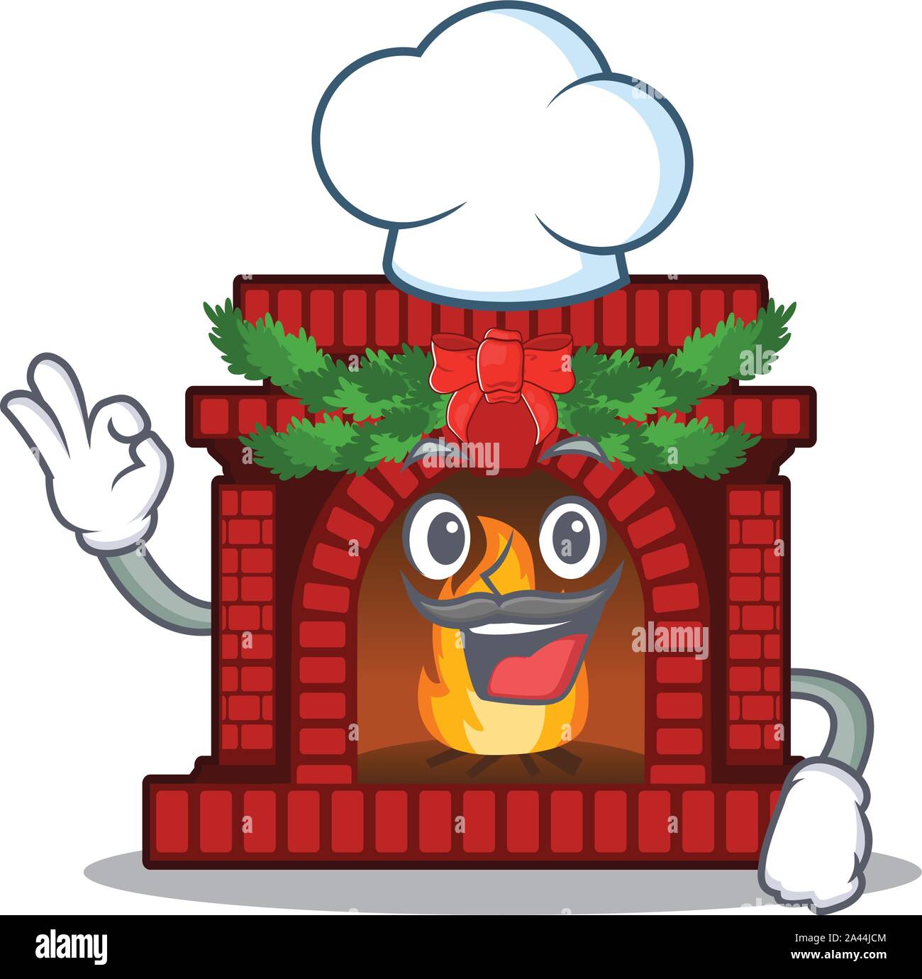 Home interior chimney christmas tree Cut Out Stock Images & Pictures ...