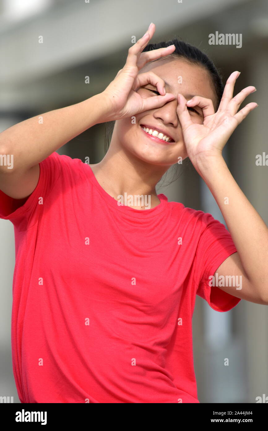 Minority Teen Girl Searching Stock Photo - Alamy