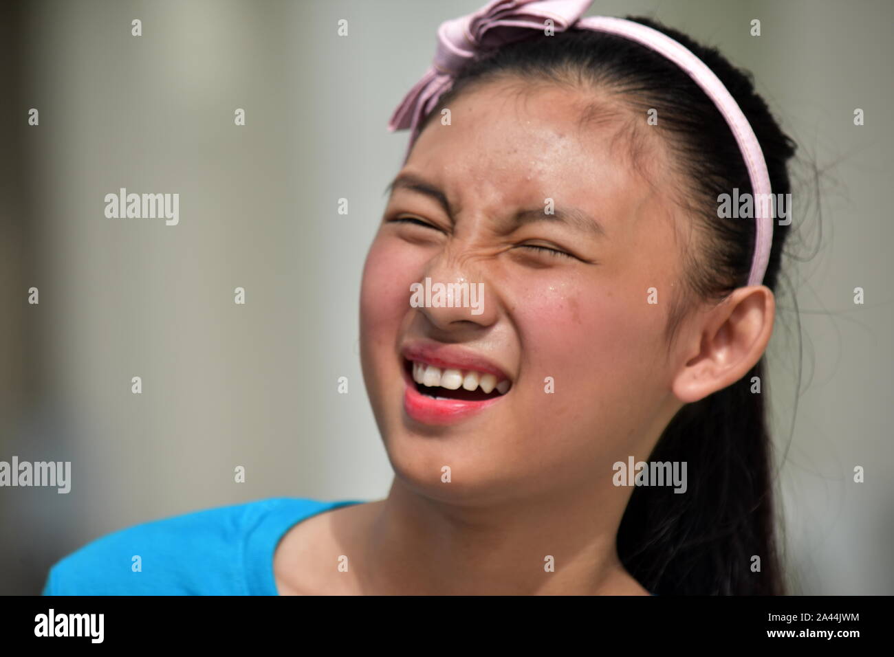 Teenage Female Under Stress Stock Photo - Alamy