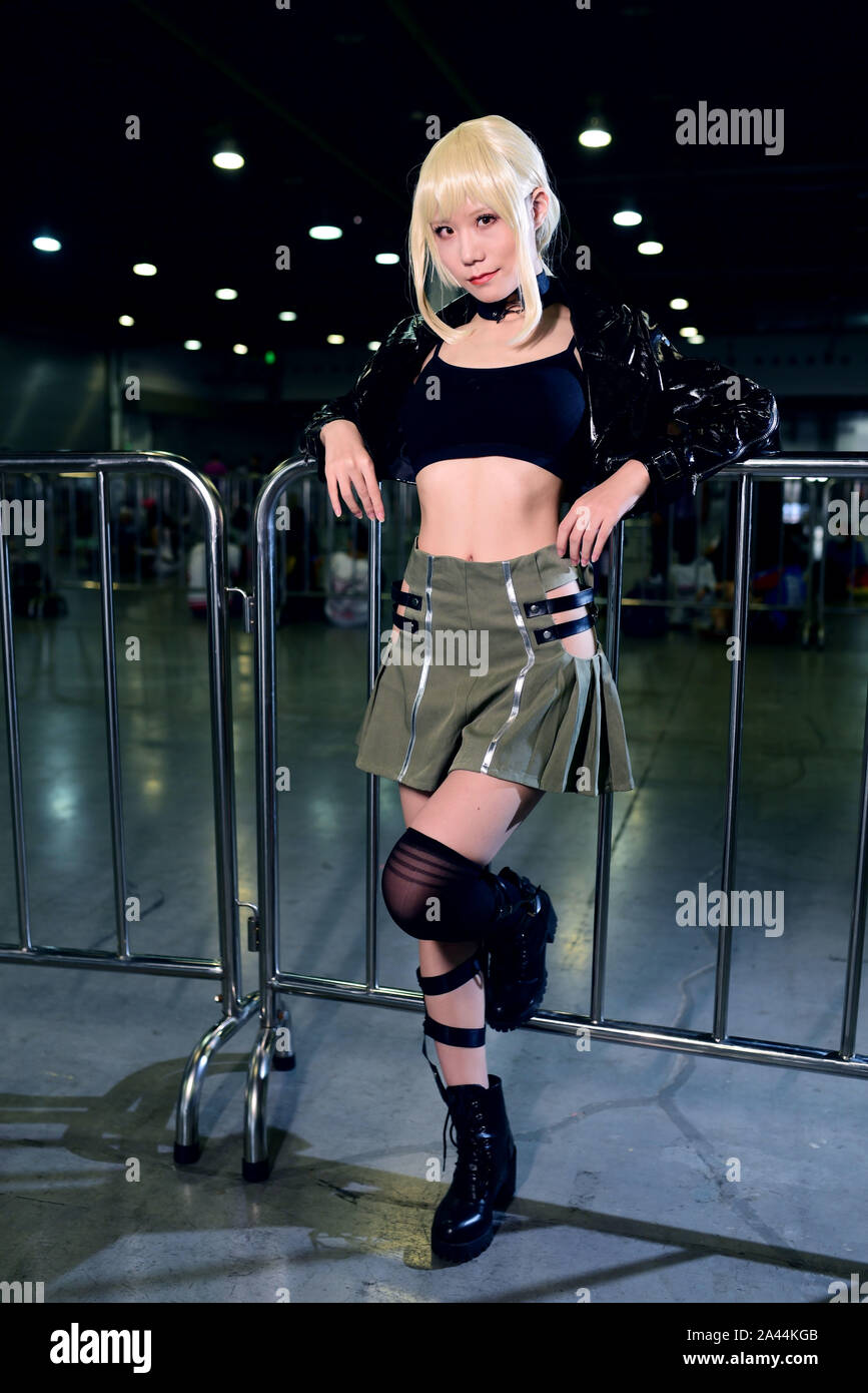 Cosplayers dressing up as characters of popular games and comics steal ...