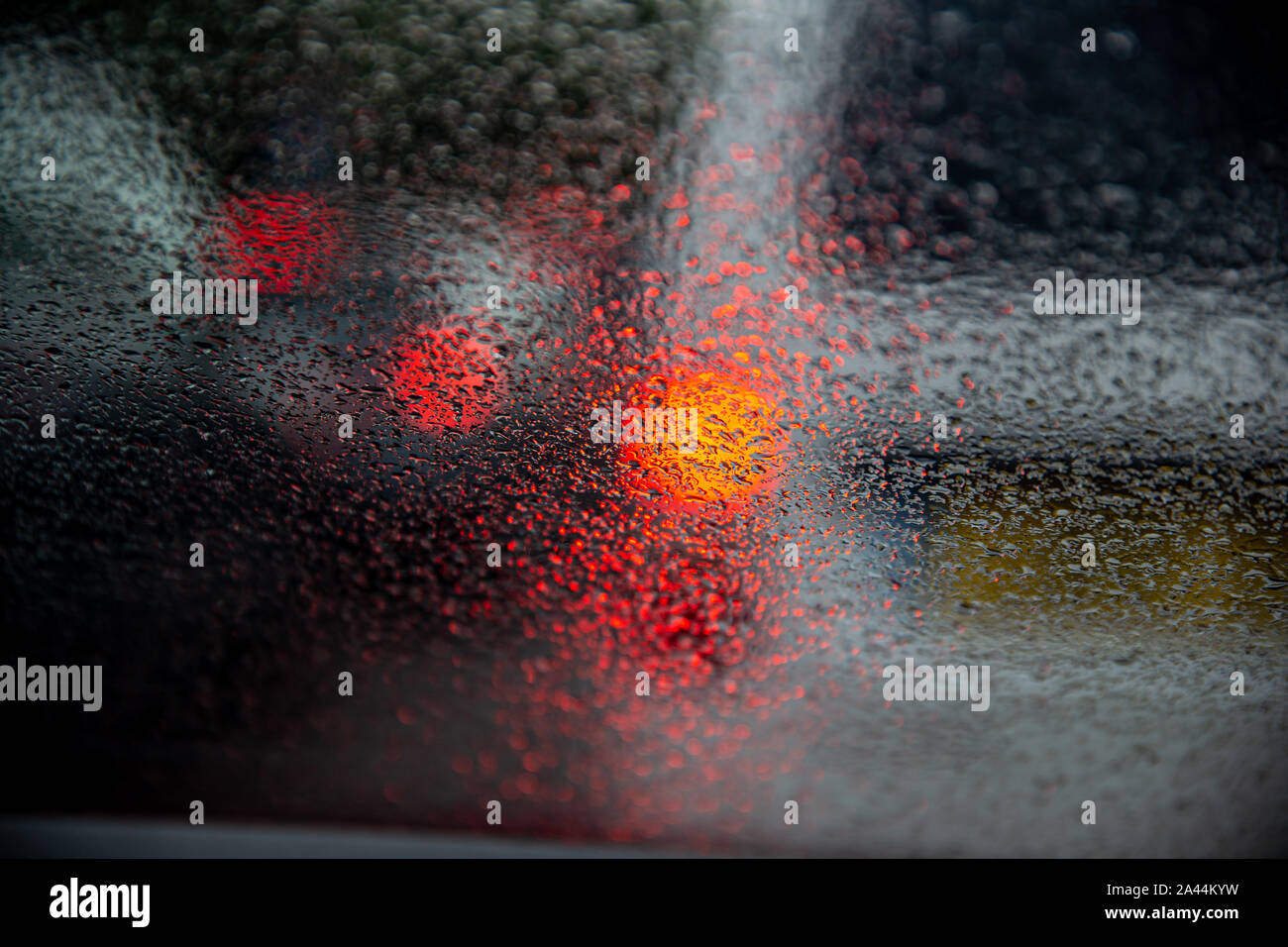 Heavy rain car windscreen hi-res stock photography and images - Alamy