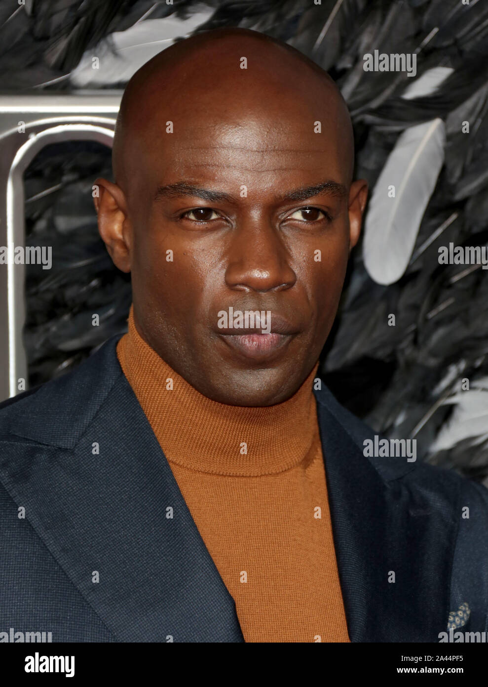 Oct 09, 2019 - London, England, UK - David Gyasi arrives at Maleficent ...