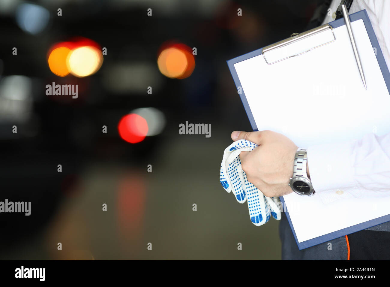 Arms of hardworking man Stock Photo - Alamy
