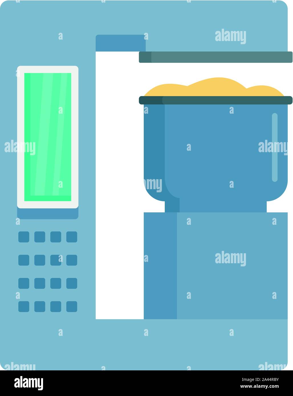 Factory bakery equipment icon. Flat illustration of factory bakery ...