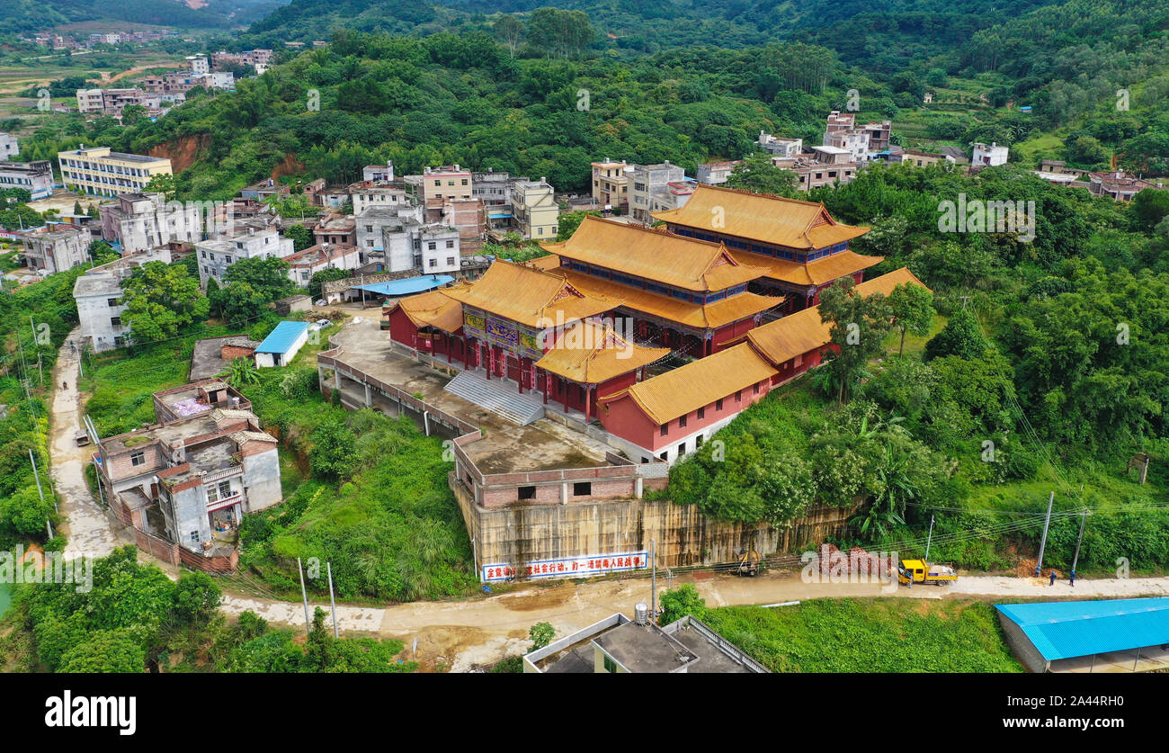 Aerial view of a replica of "Forbidden City", which is the ancestral ...