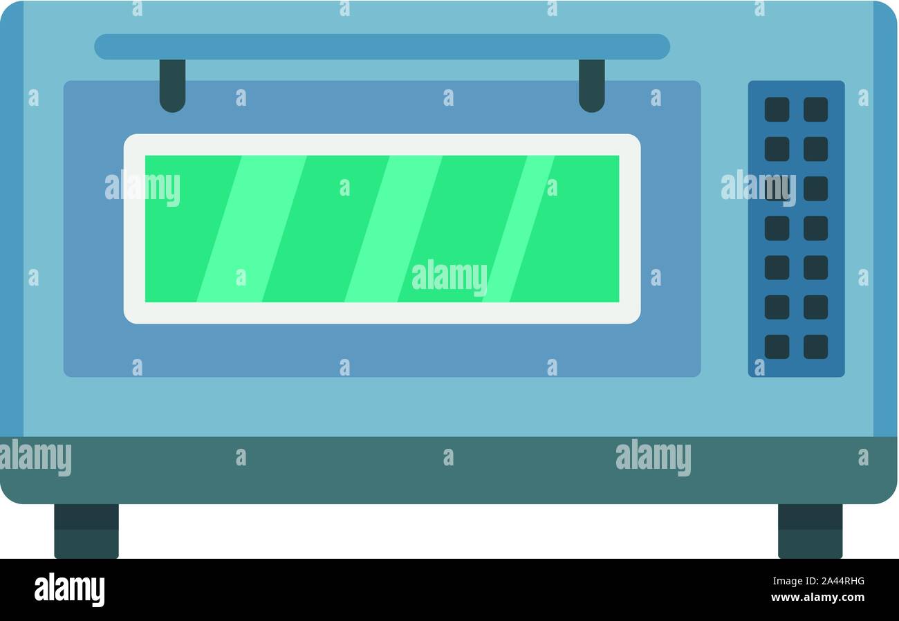 Factory bakery oven icon. Flat illustration of factory bakery oven ...