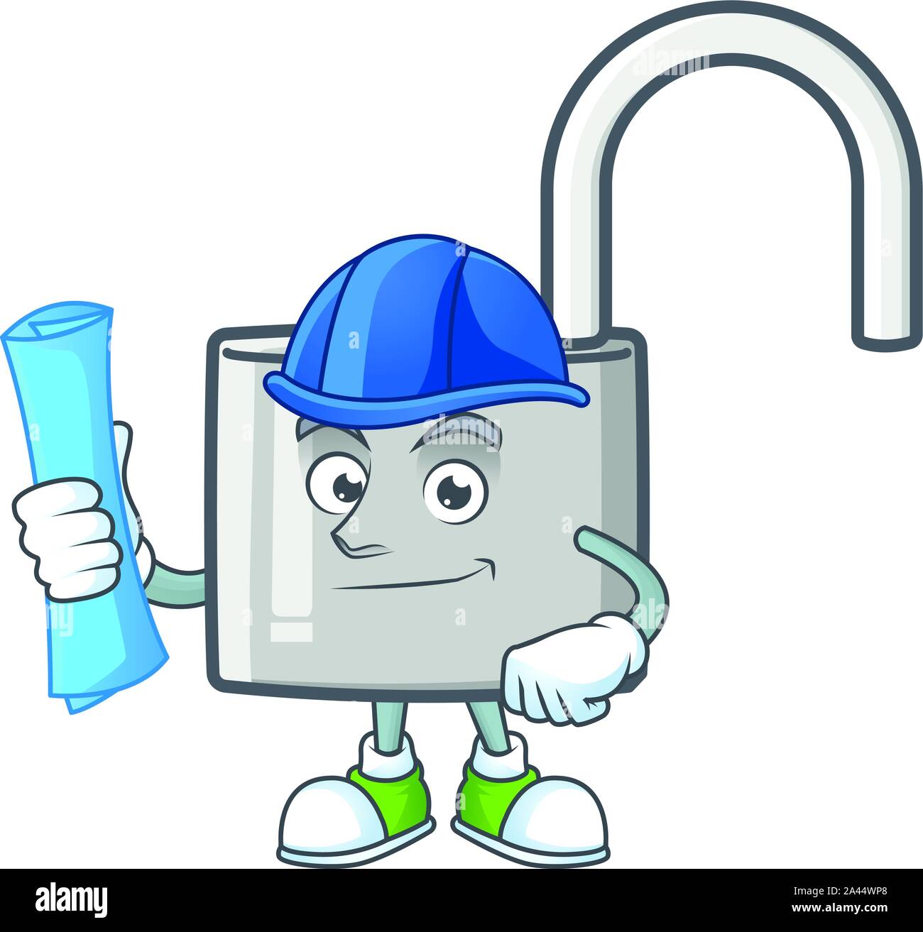 Architect unlock key icon in the character Stock Vector Image & Art - Alamy