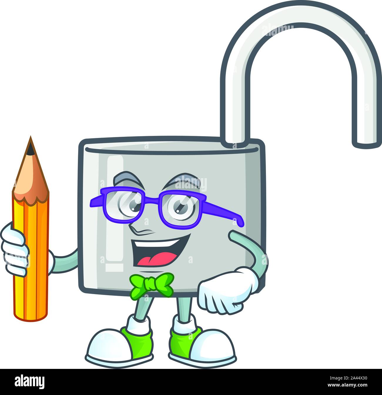 Student unlock key icon in the character Stock Vector Image & Art - Alamy