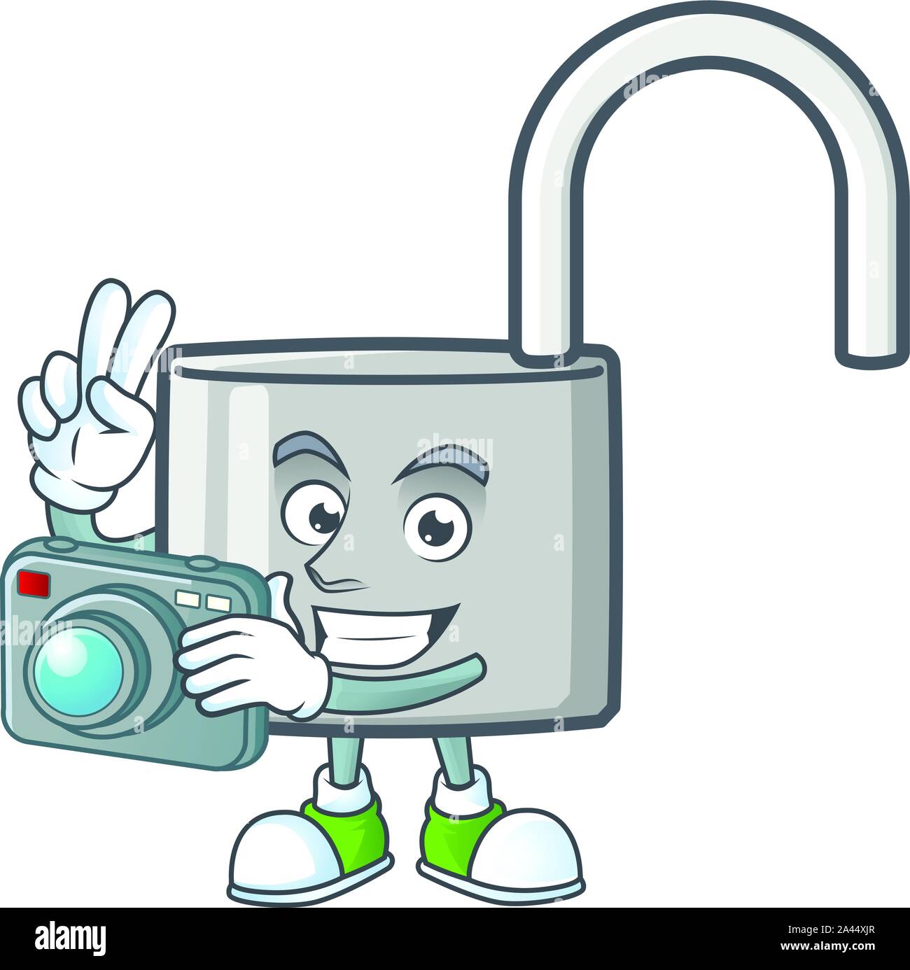 Pad lock photo Stock Vector Images - Alamy