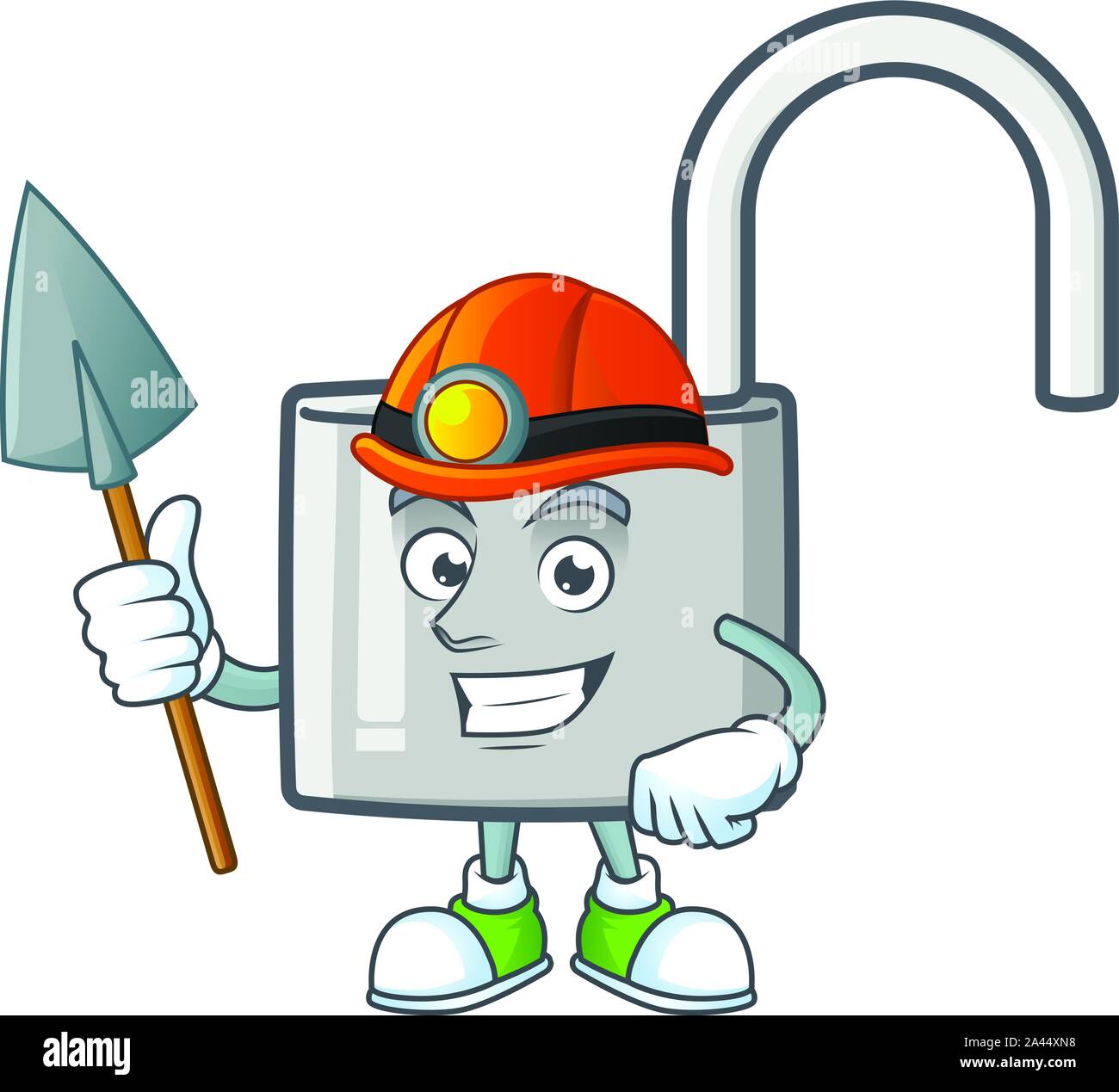 Miner silver unlock key for security private Stock Vector Image & Art ...