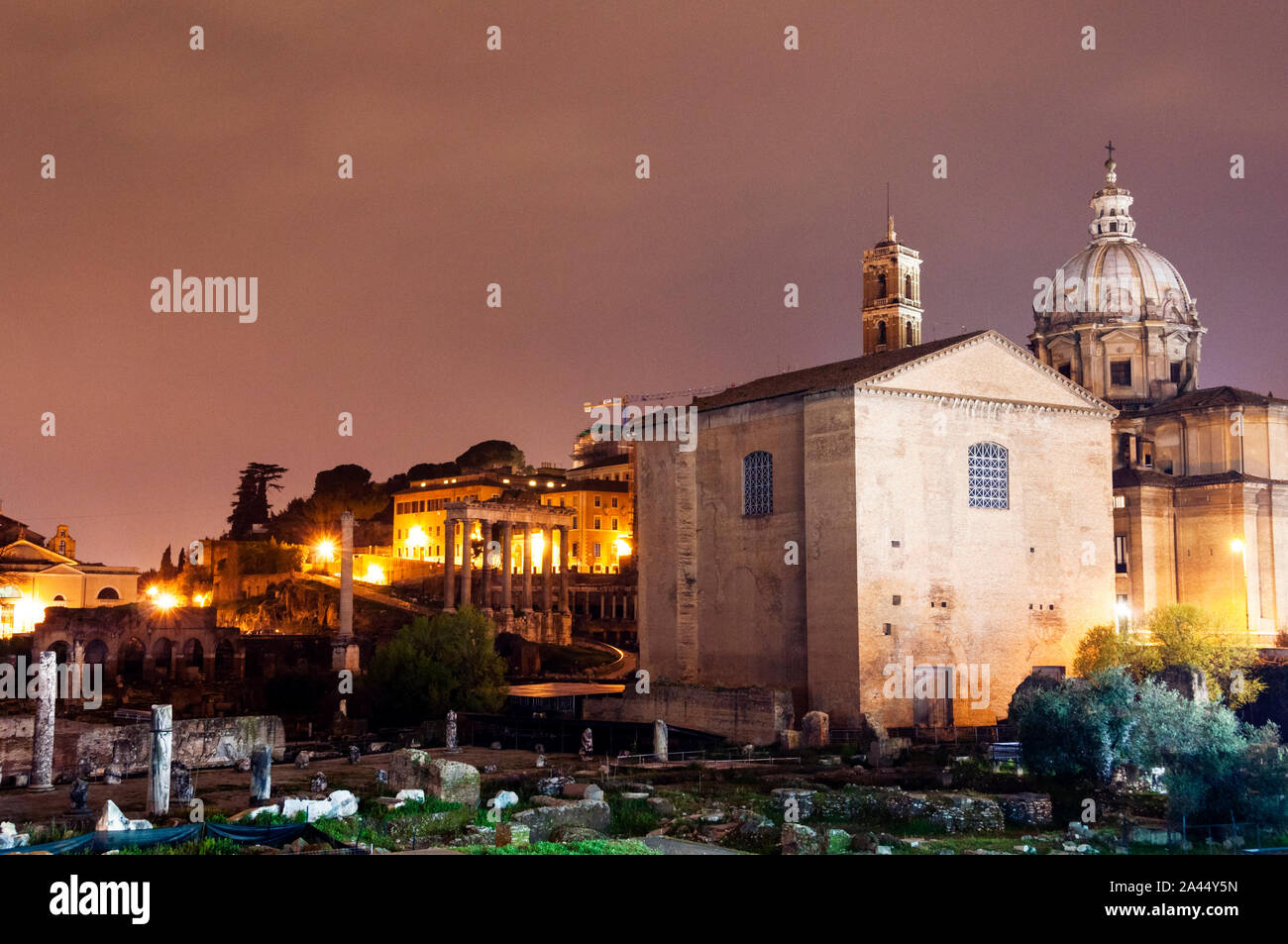 Roman senate house forum hi-res stock photography and images - Alamy