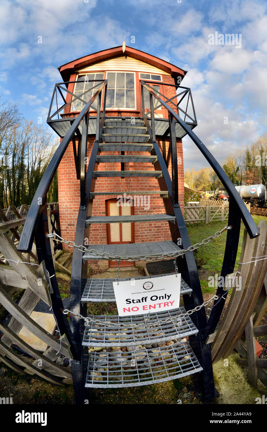 signal box whitwell and reepham railway, norfolk, england UK Stock ...