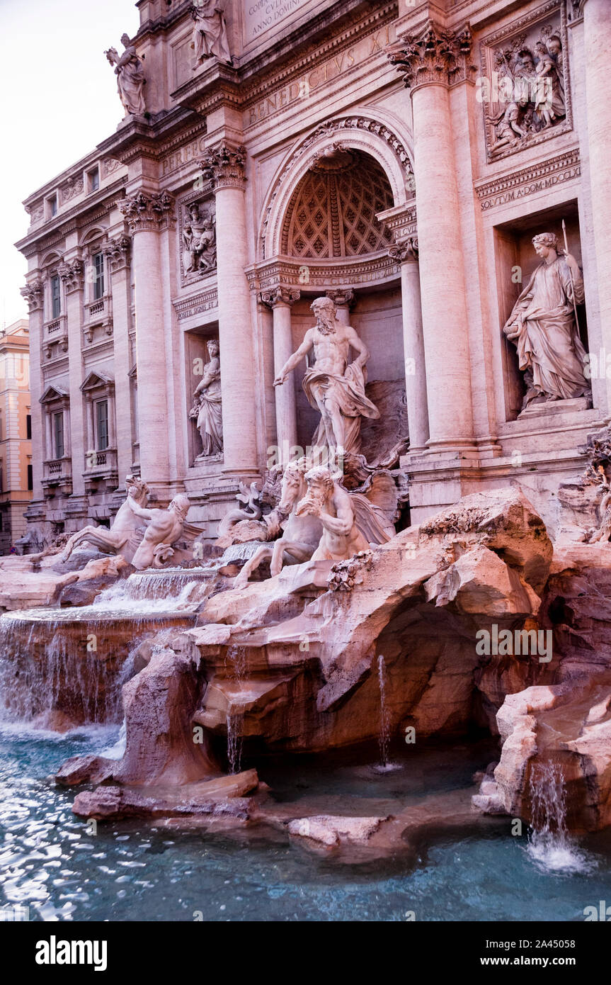 Baroque Trevi Fountain in Rome, Italy Stock Photo - Alamy