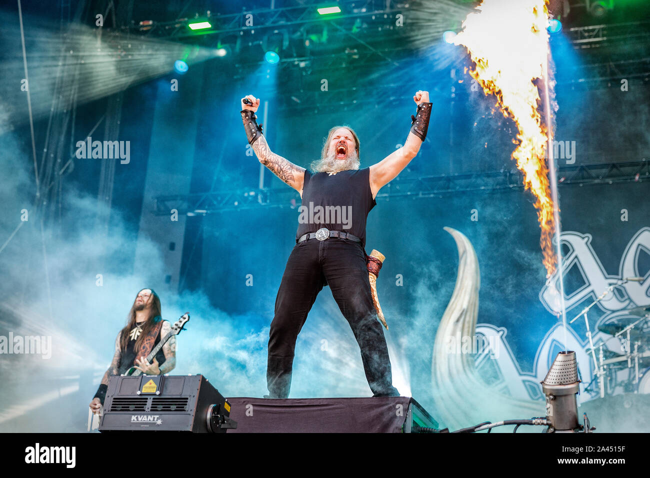 Death metal band amon performs hi-res stock photography and images - Alamy