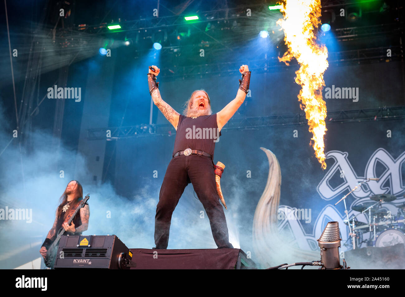 Death metal band amon performs hi-res stock photography and images - Alamy