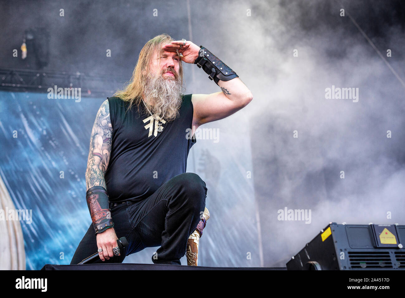 Death metal band amon performs hi-res stock photography and images - Alamy