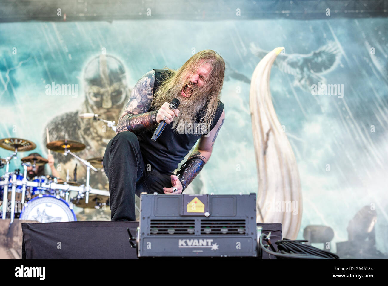 Death metal band amon performs hi-res stock photography and images - Alamy