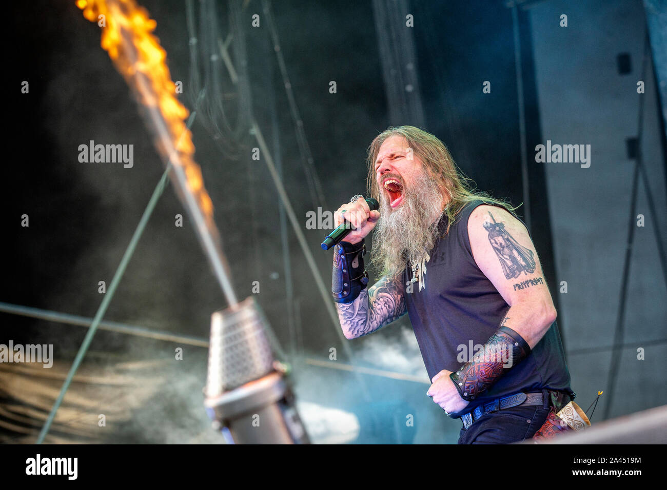 Death metal band amon performs hi-res stock photography and images - Alamy