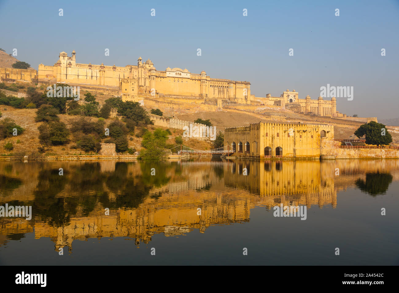 Amber Fort on the water Stock Photo - Alamy
