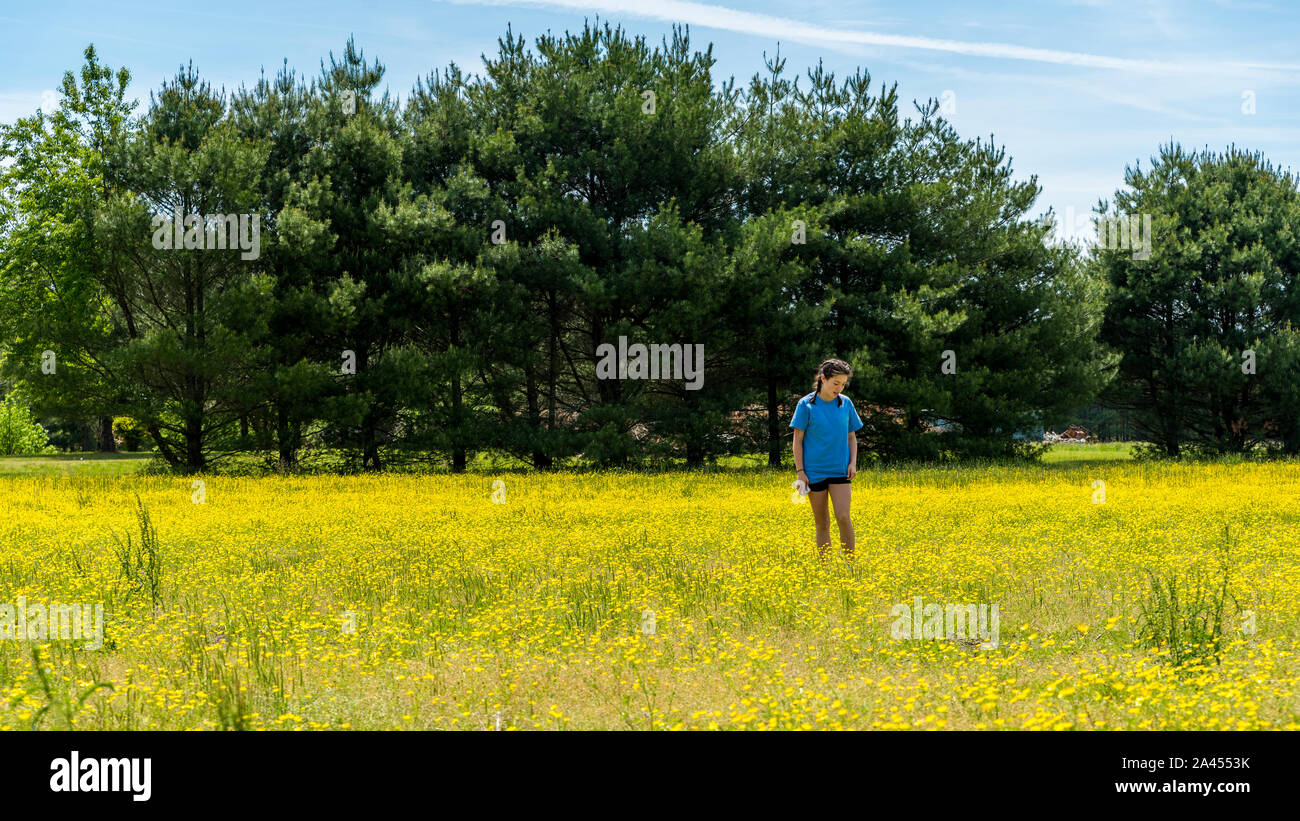 Teen field hi-res stock photography and images - Alamy
