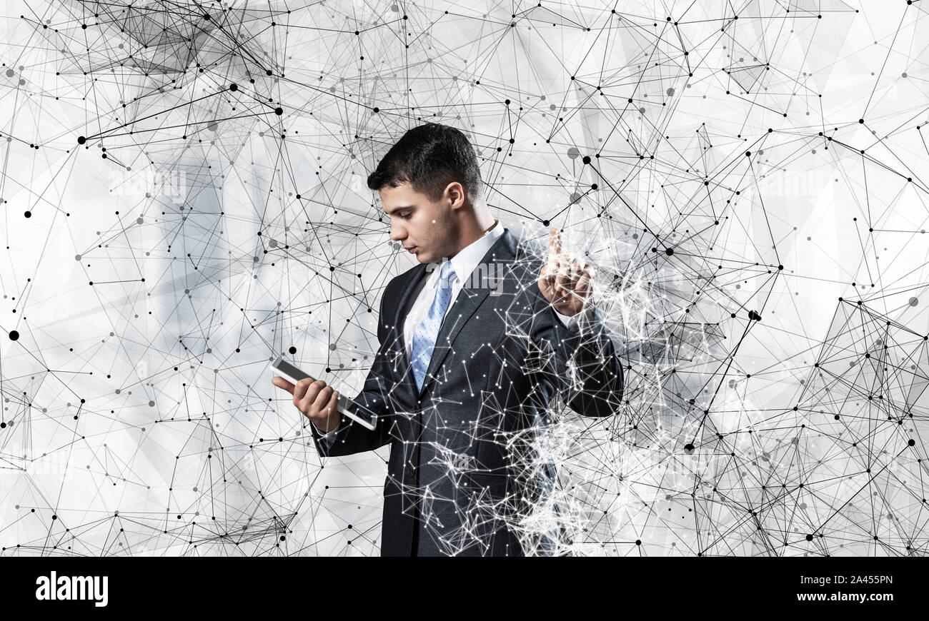 Guy Standing Pointing High Resolution Stock Photography and Images - Alamy