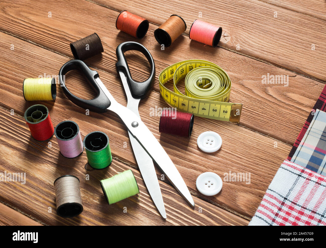 Items for sewing or DIY Stock Photo - Alamy
