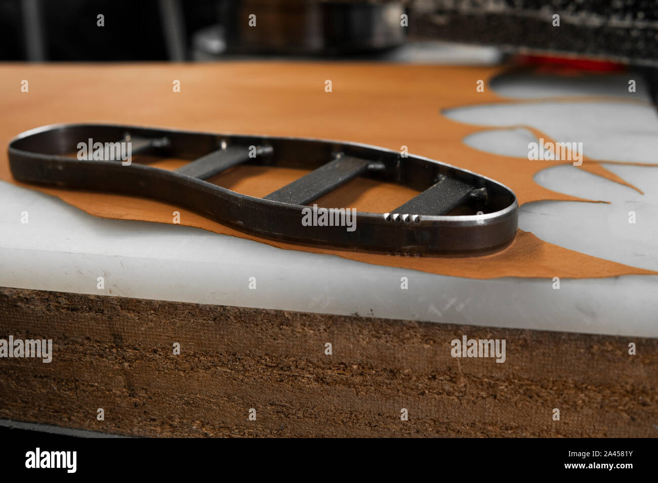 Insole cutting machine hi-res stock photography and images - Alamy