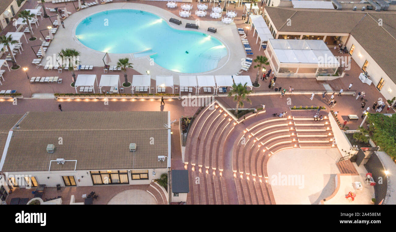 Aerial View of a Resort 7 Stock Photo - Alamy
