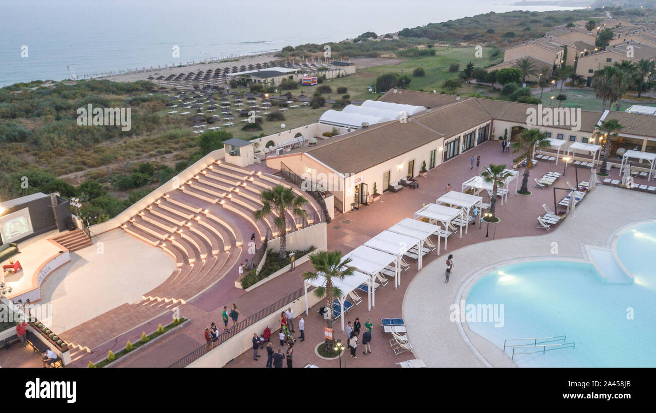 Aerial View of a Resort 4 Stock Photo - Alamy