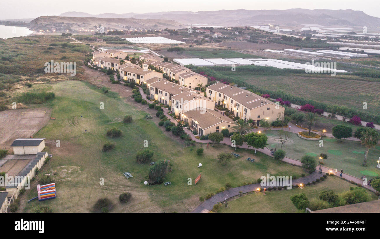 Aerial View of a Resort 9 Stock Photo - Alamy