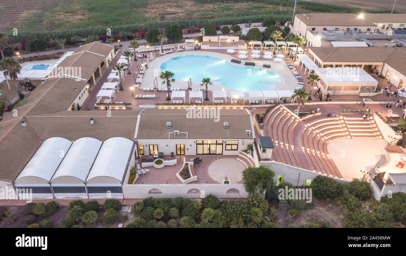 Aerial View of a Resort 8 Stock Photo - Alamy