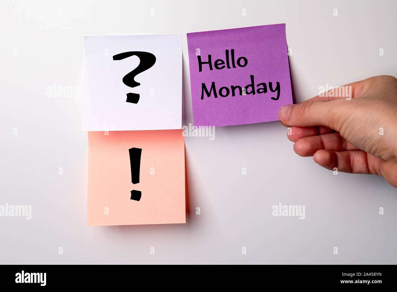 Hello Monday. The beginning of the working day, motivation and ...