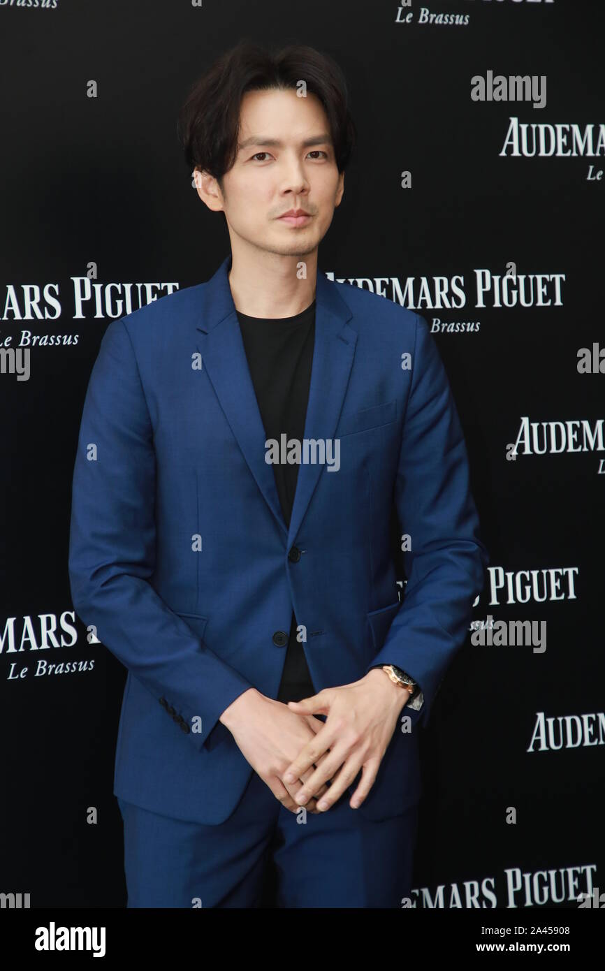 Hong Kong actor Wallace Chung Hon-leung appears at a promotional event ...