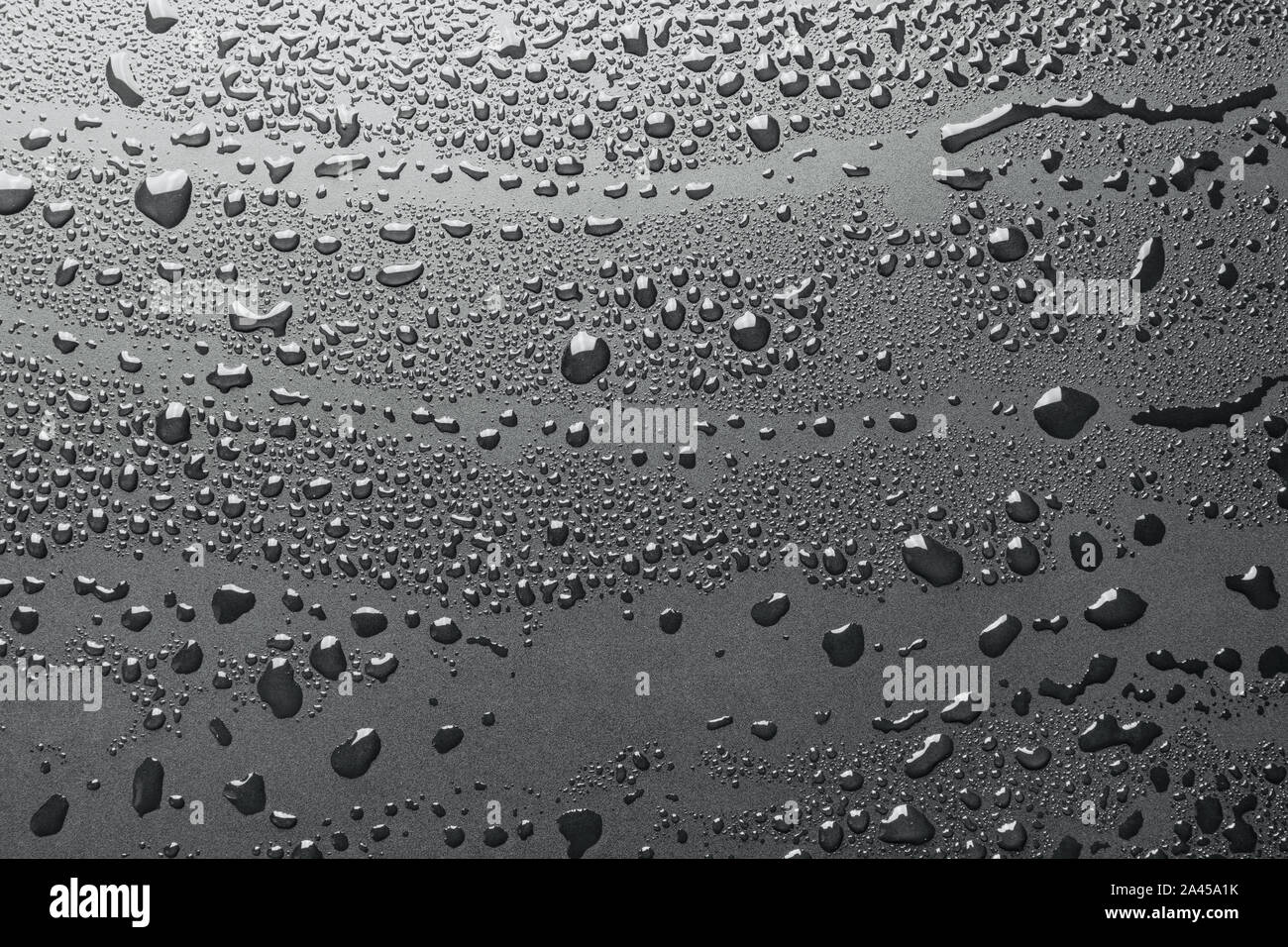 Silver liquid drops on hi-res stock photography and images - Alamy