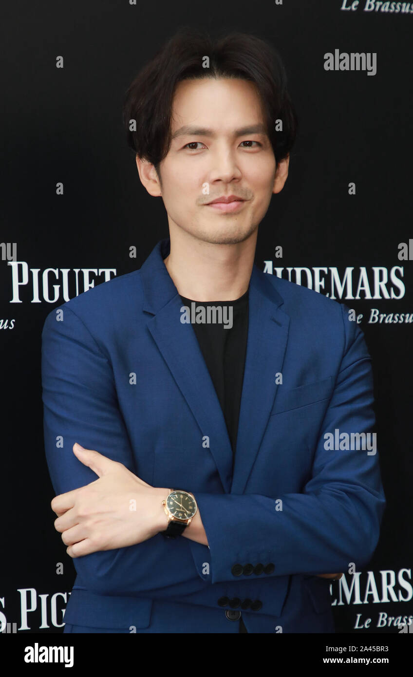 Hong Kong actor Wallace Chung Hon-leung appears at a promotional event ...